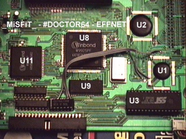 Nintendo 64: Doctor V64 Main Board Picture with IC description • Neperos
