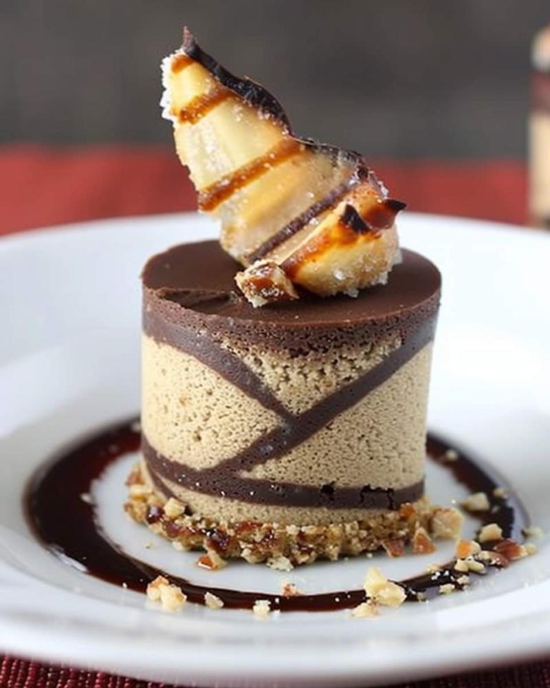 Daring Baker's Mini Chocolate Hazelnut Mousse cake 🍫😋 • Neperos