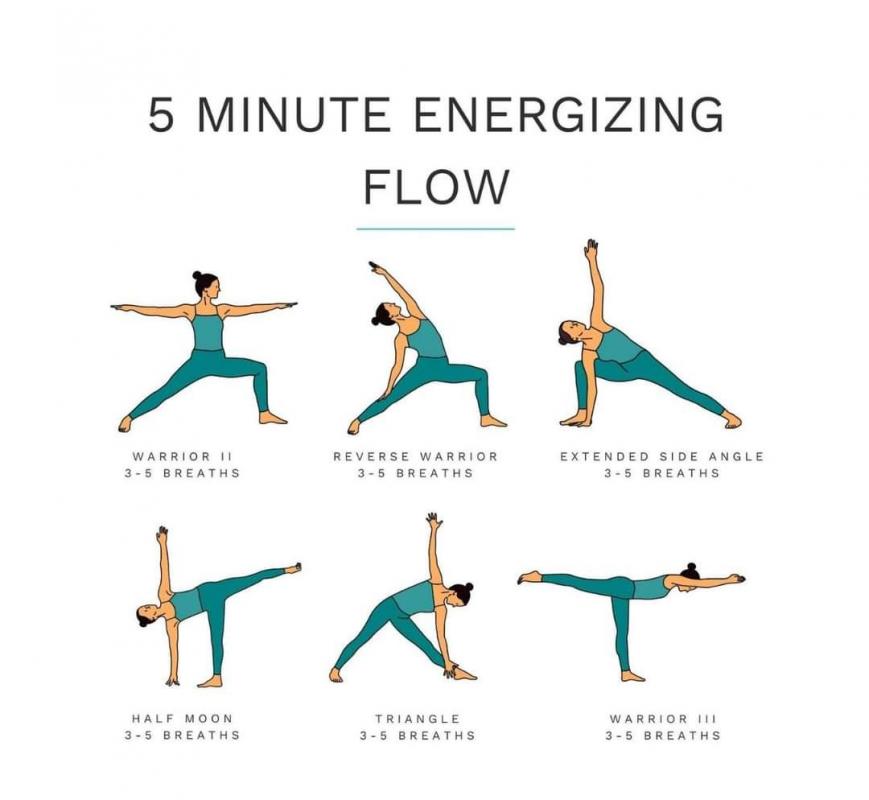 5 minutes energizing flow • Neperos