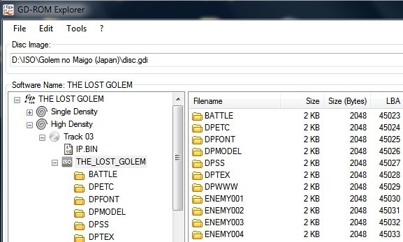 How to open dreamcast images with GD-ROM Explorer • Neperos