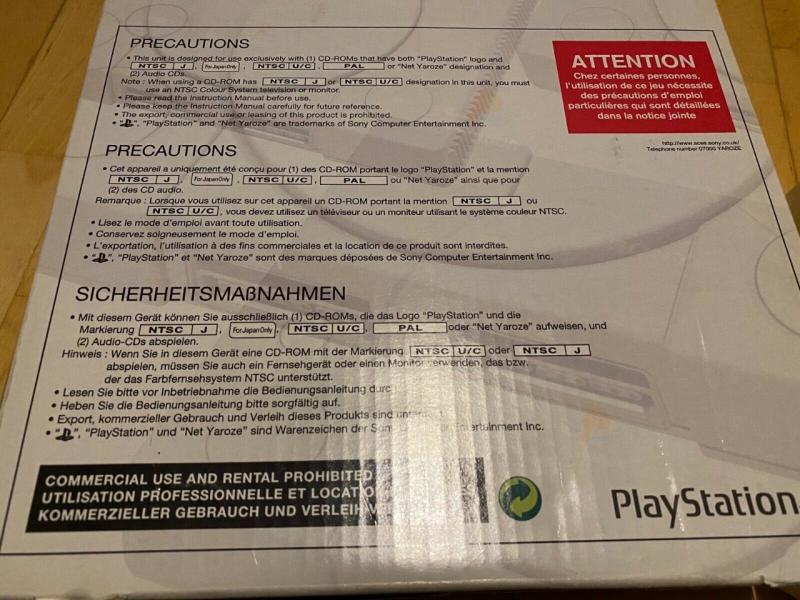 Playstation Debugging Station Net Yaroze Console DTL-H3002 PAL • Neperos