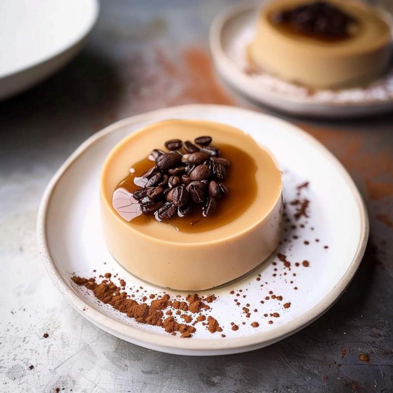 Coffee Panna Cotta dessert ☕️🍮 • Neperos