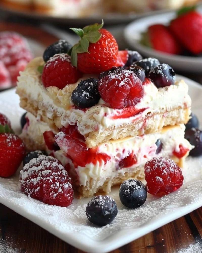 Mixed Berry Tiramisu 🍓🍰 • Neperos