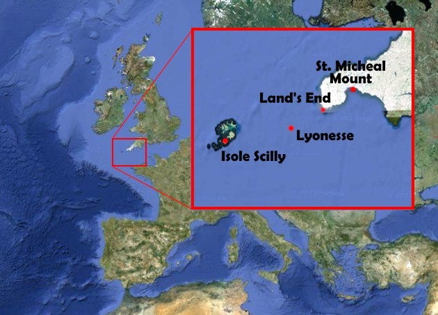 The legend of the sunken land of Lyonesse • Neperos