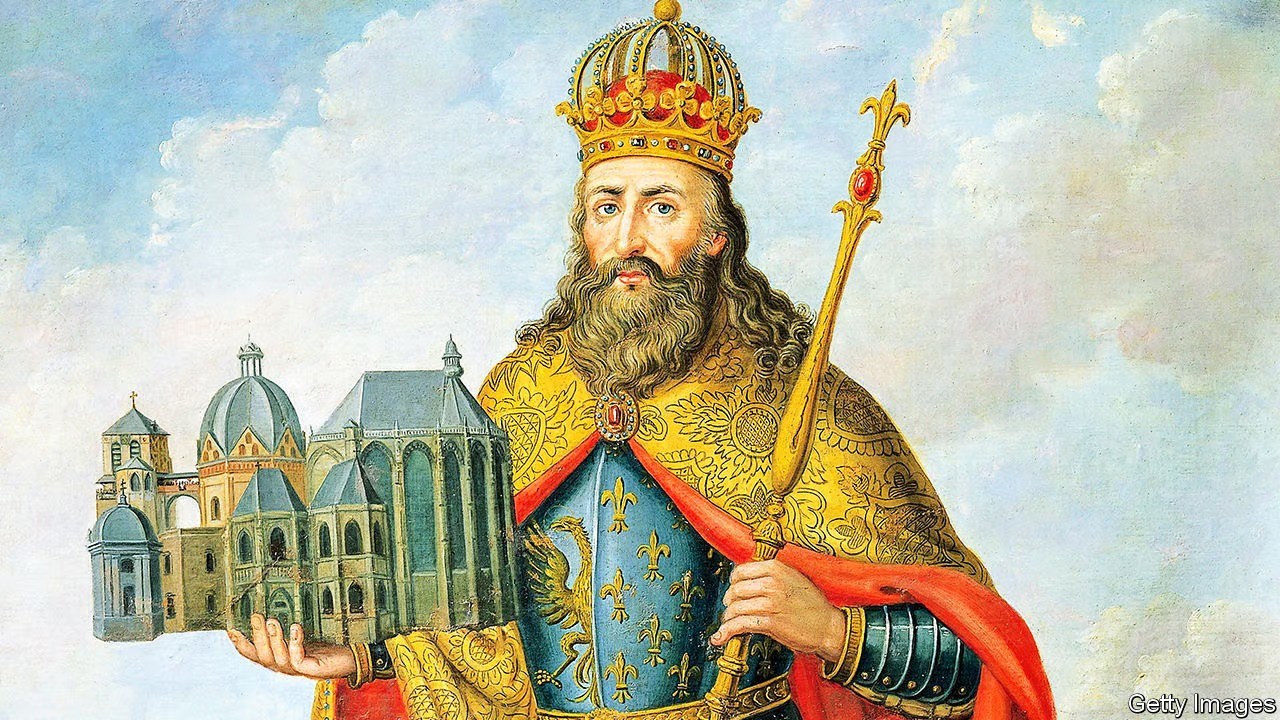 Charlemagne, the emperor of the Holy Roman Empire • Neperos