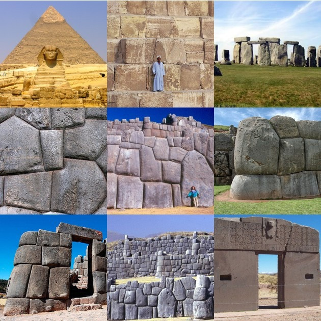 Massive megalithic structures built with the help of alien technology ...