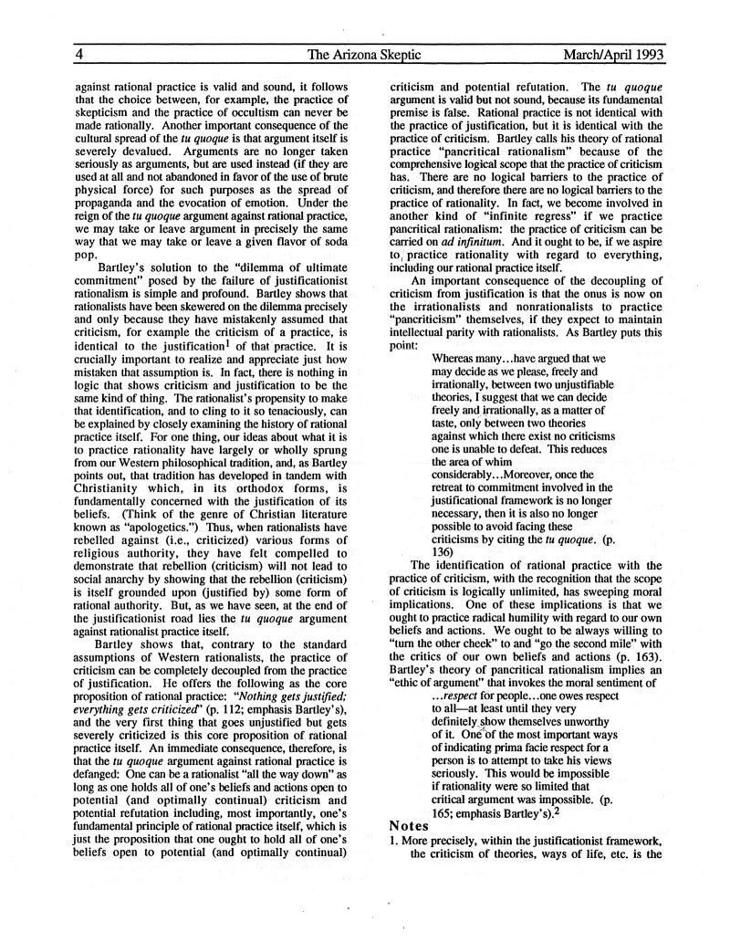 The Arizona Skeptic, vol. 6, no. 5, March/April 1993 • Neperos