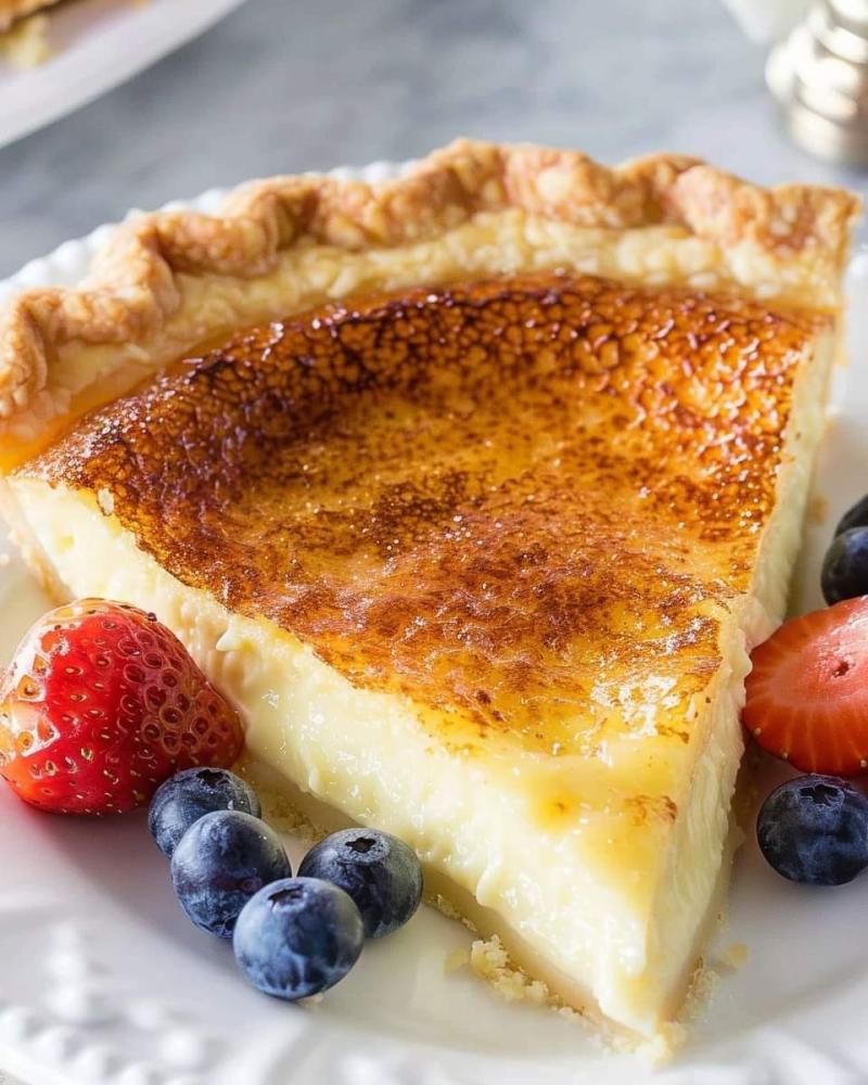 Classic Egg Custard Pie 🥧 • Neperos