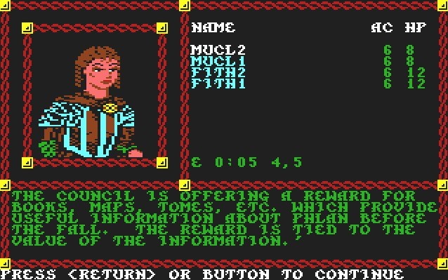 Pool of Radiance • Neperos