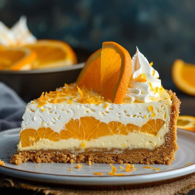 Orange cheesecake • Neperos