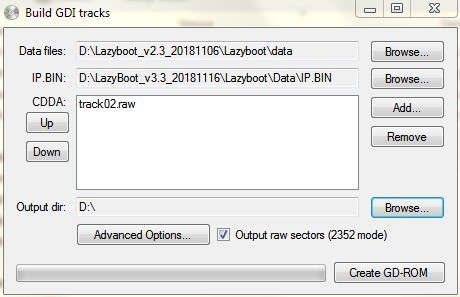 How to create a .GDI GD-ROM image for SEGA Dreamcast console • Neperos