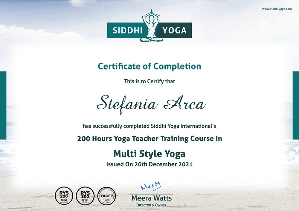 Text for 200hr YTT certificate • Neperos