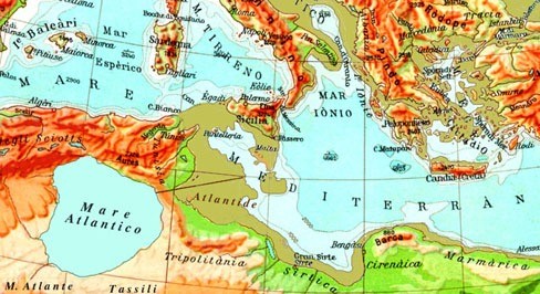 Map of the world created in the year 3500 BC • Neperos