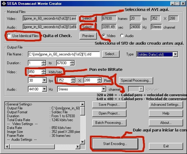 How to convert DIVX to SFD (Sofdec) • Neperos